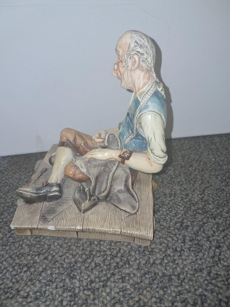Naturecraft Tailor Figurine England Vintage Signed 1980s Ref No 839 6 ...