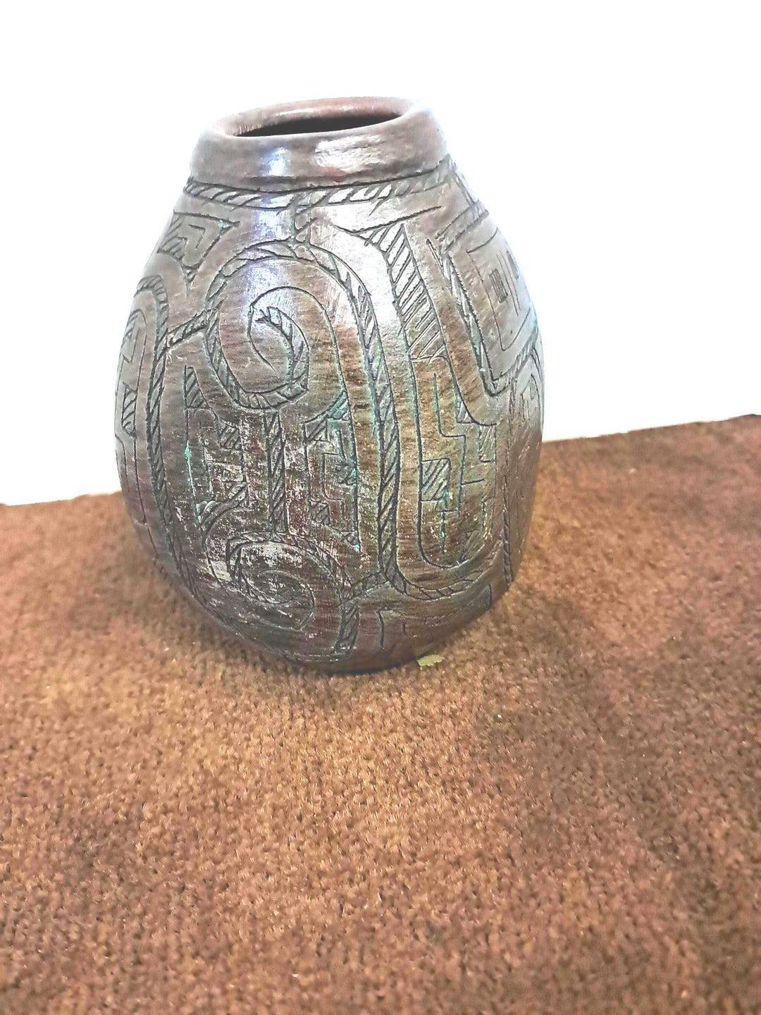 Marajoara Terracotta Handmade Aztec Vase - Etsy