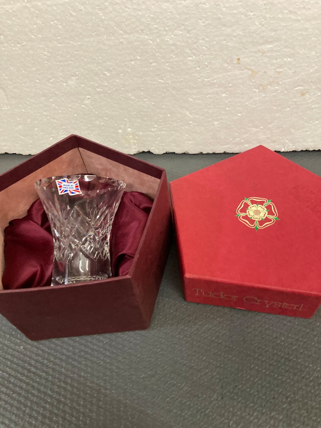 Brand New Tudor Crystal Cut Glass Vase, Posy, Seymour Pattern, - Etsy