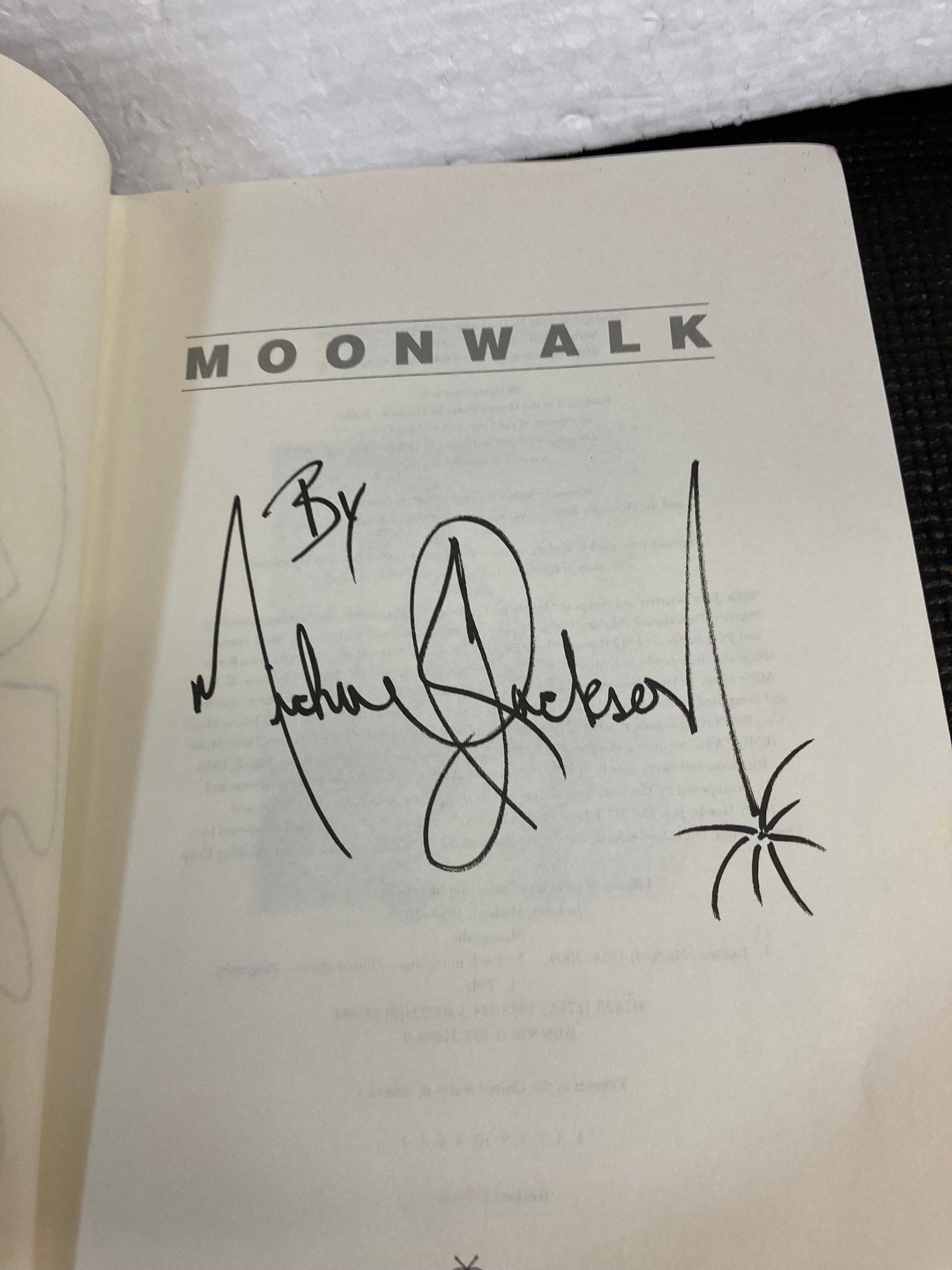 MICHAEL JACKSON MOONWALK Book No Dust Jacket - Etsy