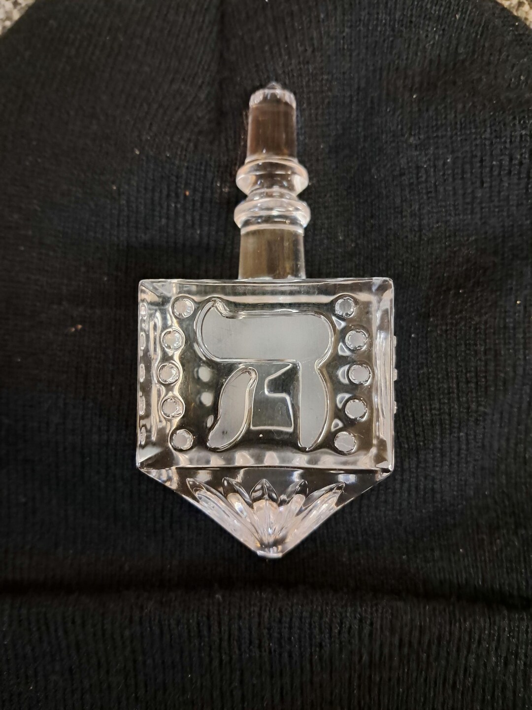 Vintage Waterford Crystal Dreidel Hanukkah Frosted Accent. New - Etsy