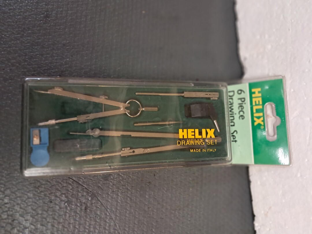 Vintage Helix Drawing Set Drafting Tools Compas. Made in Italy - Etsy