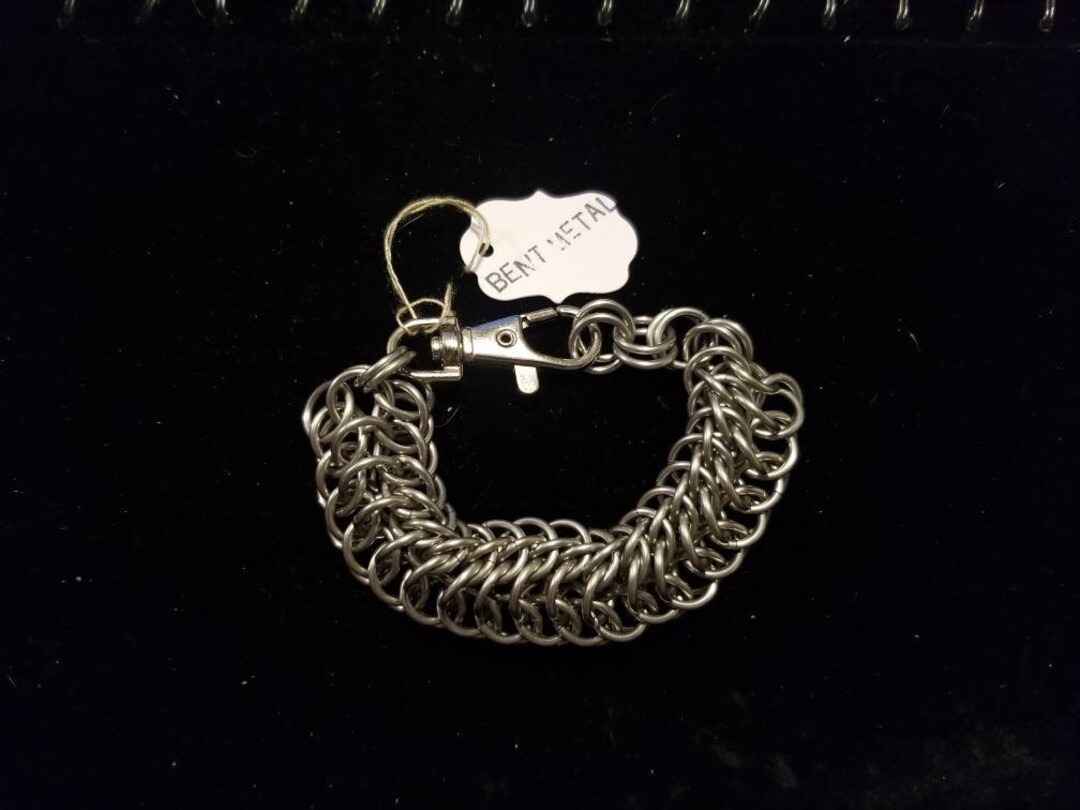 Dragon Back Chainmail Bracelet - Etsy