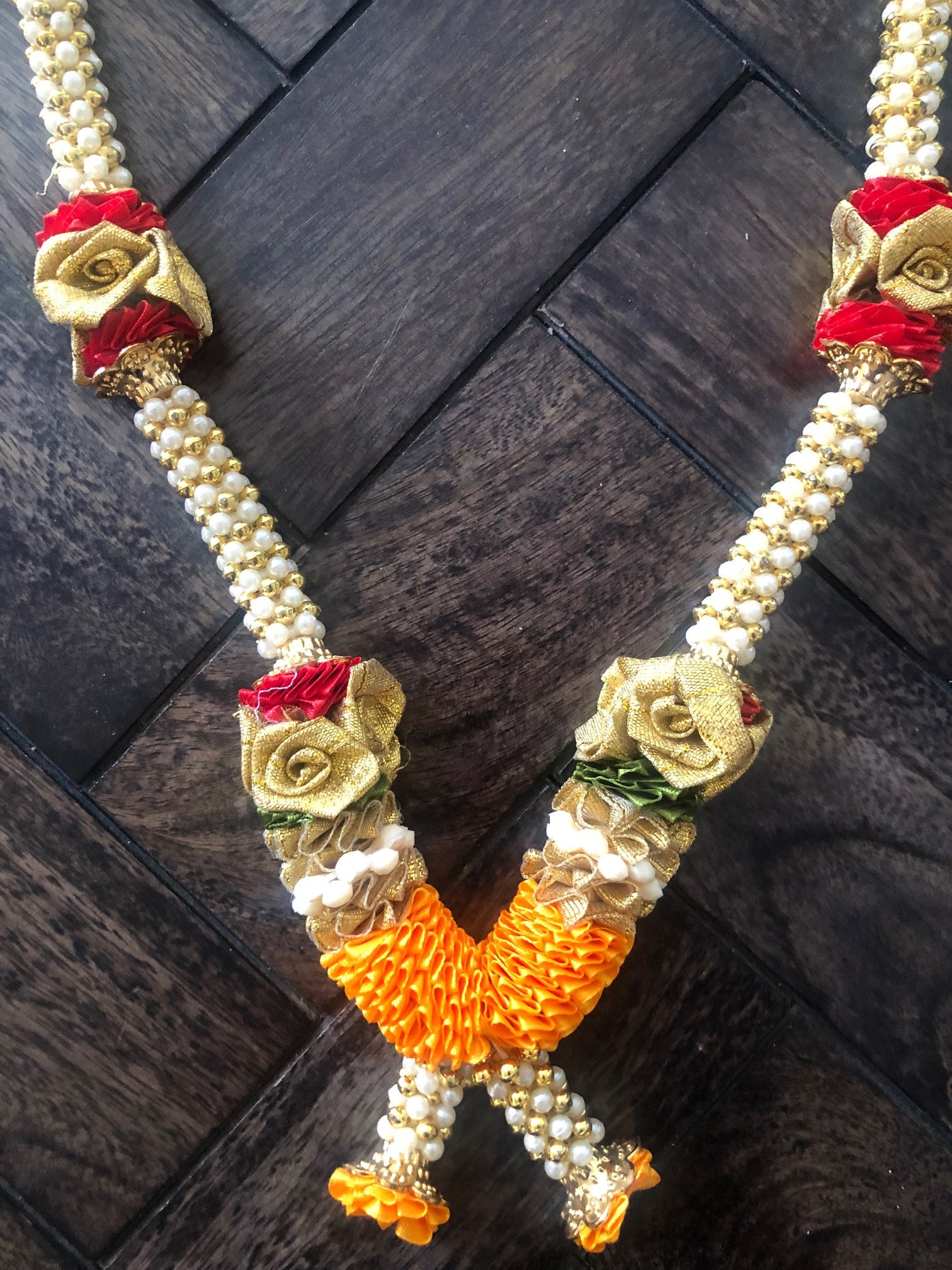 Artificial Indian Mala/milni Haar/haar/garland Puja adult Size Yellow ...