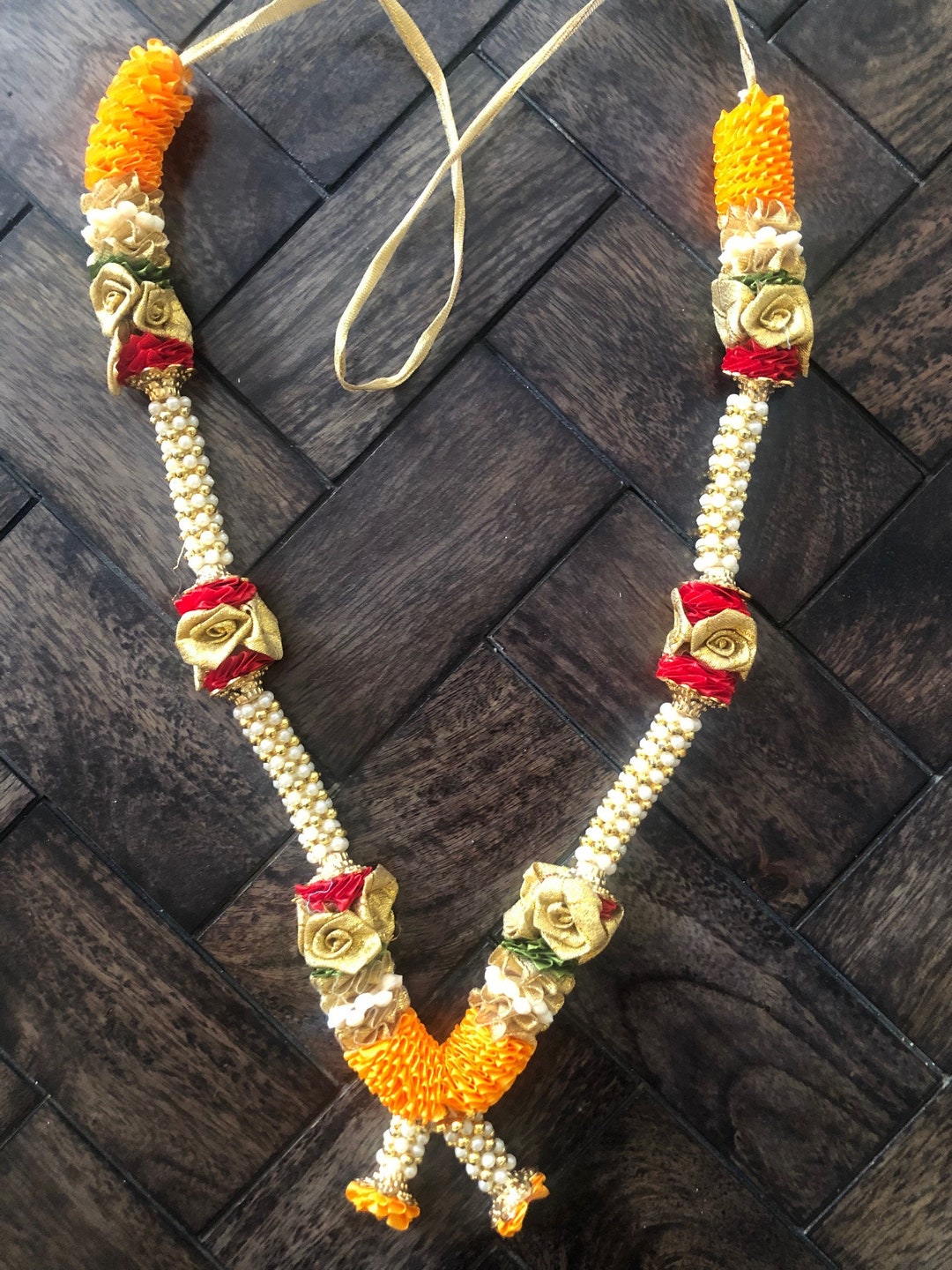 Artificial Indian Mala/milni Haar/haar/garland Puja adult Size Yellow ...