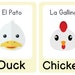 Bilingual Animal Flashcards in Spanish and English - 40 Printable ...