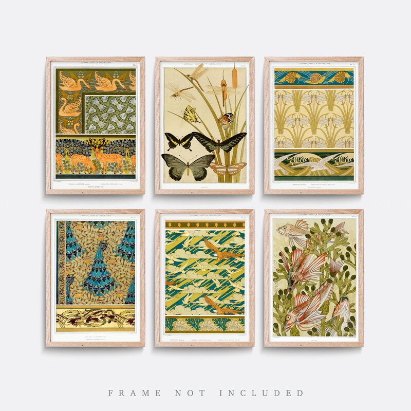 Art Nouveau Print - Etsy