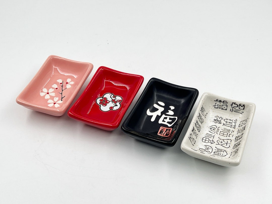 Cute Elegant Ceramic Dipping Sauce Dish for Soy Sauce, Ketch Up, BBQ ...