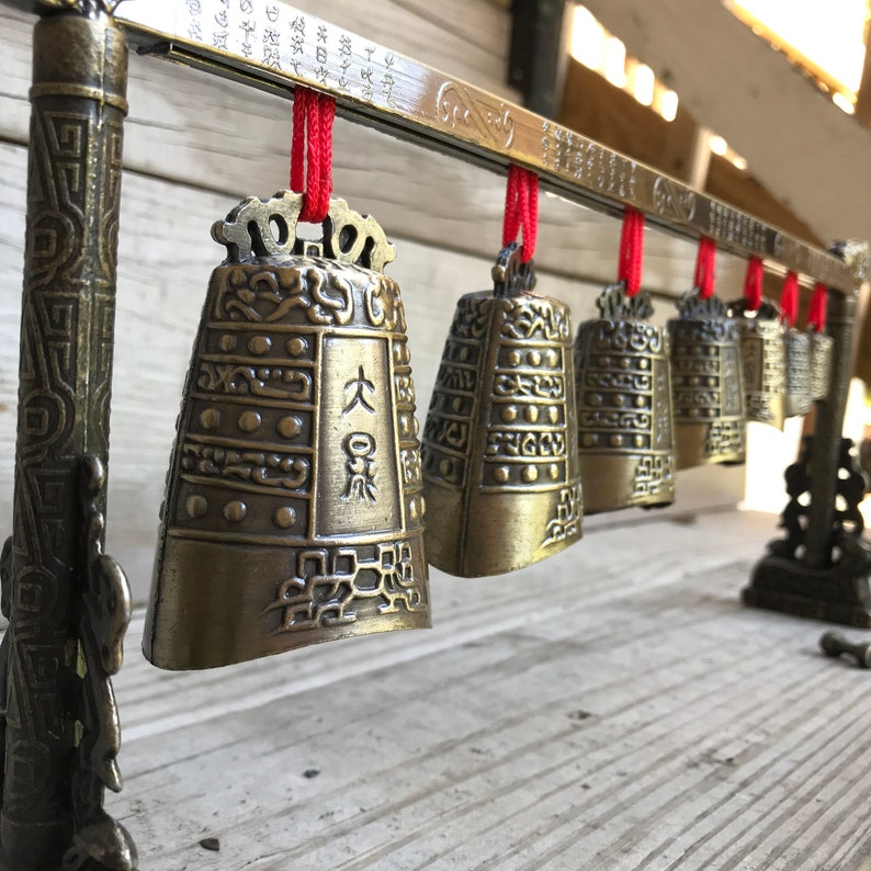 Chinese Bianzhong Chime Bell Chinese Old Musical Instruments. | Etsy