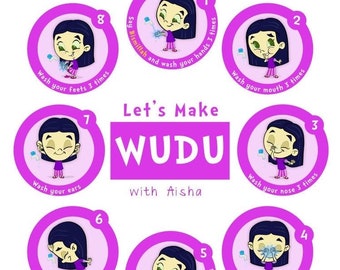Let's Make Wudu With... Poster. Digital Printable Islamic Educational ...