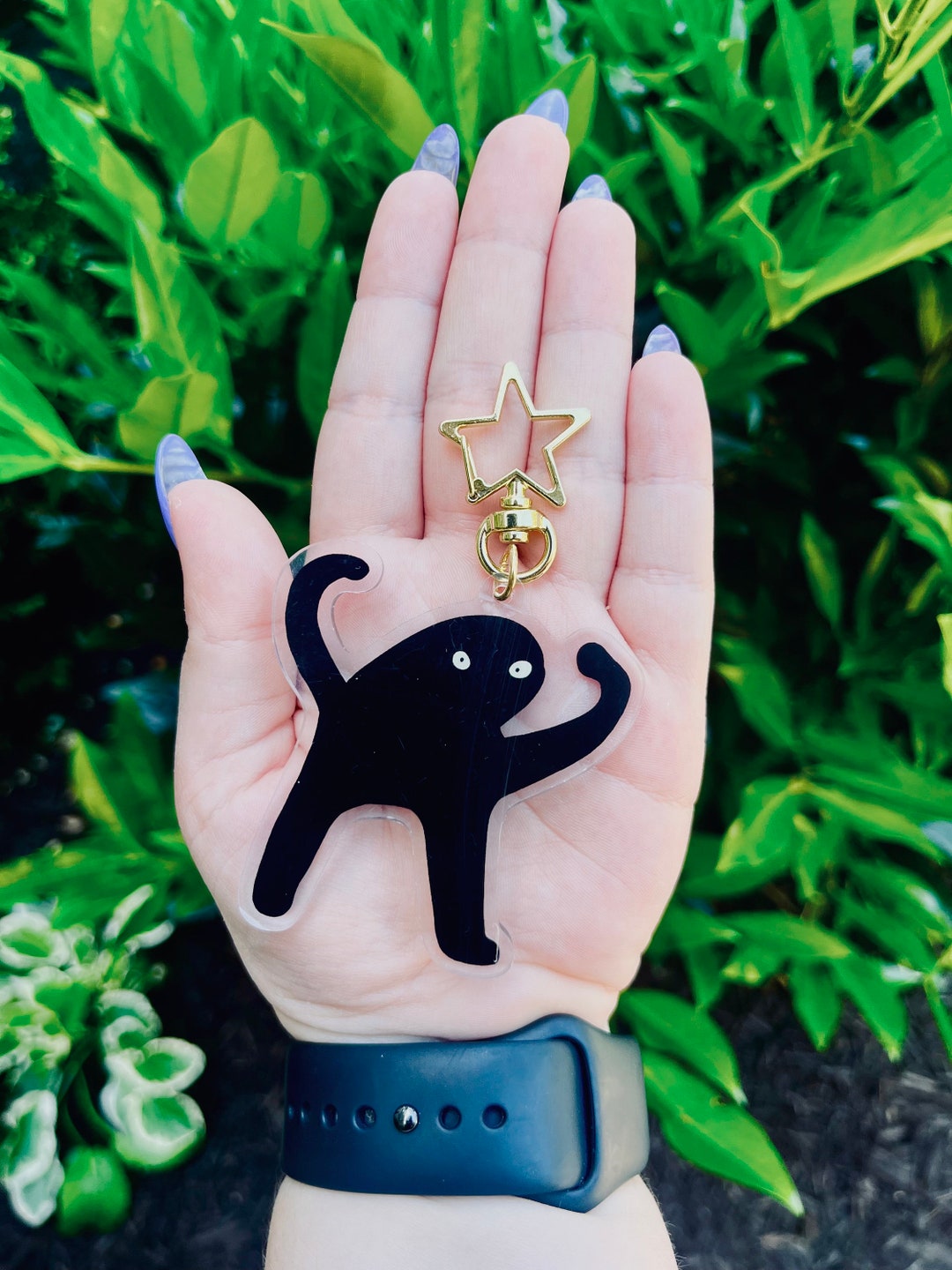 Cursed Cat Double-sided Acrylic Charm | Keychain, Funny, Memes - Etsy