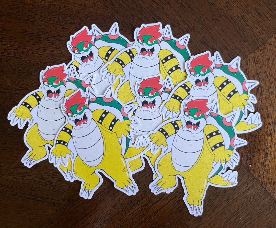 Super Mario Bros: Bowser Sticker - Etsy
