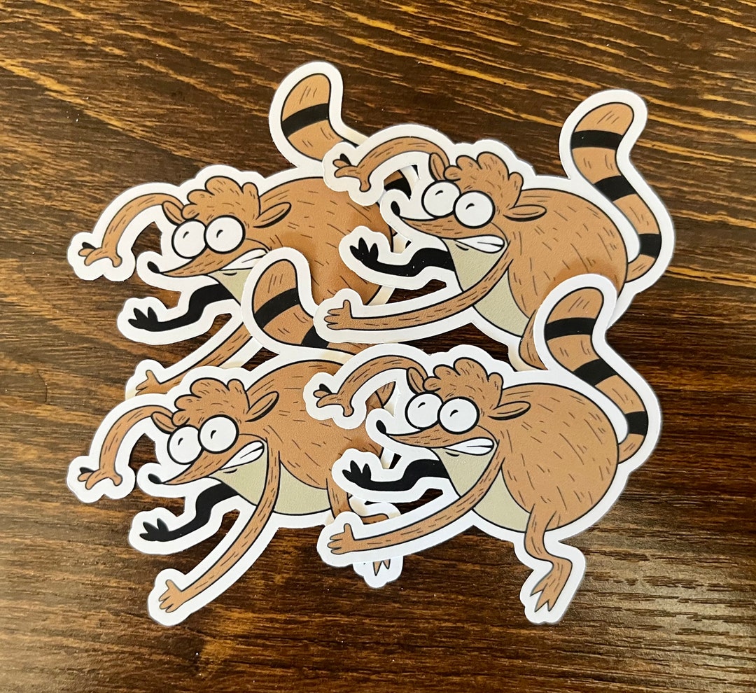 Regular Show: Rigby Sticker | Cartoons, Humor, Funny - Etsy