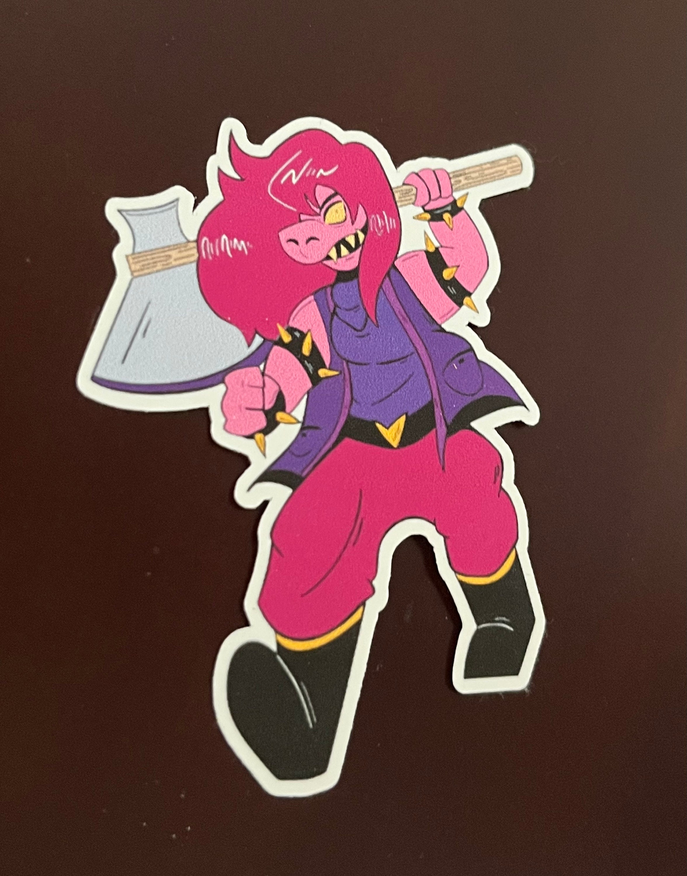 Deltarune: Susie Sticker - Etsy