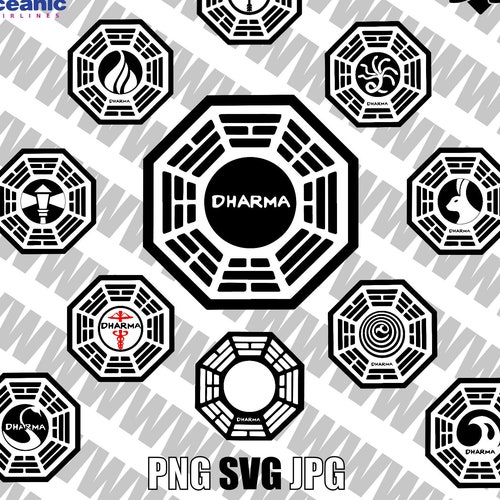 LOST: Dharma Initiative SVG Bundle - Etsy