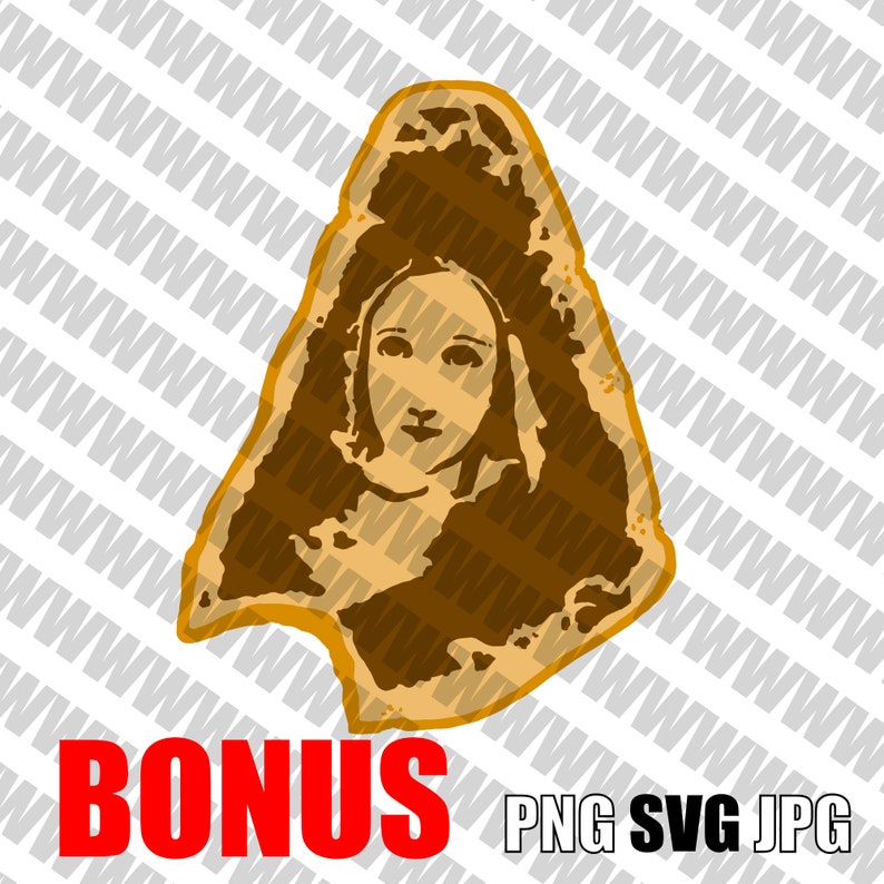 Virgin Mary Sacred Toast SVG Bonus Toast Included! - Etsy