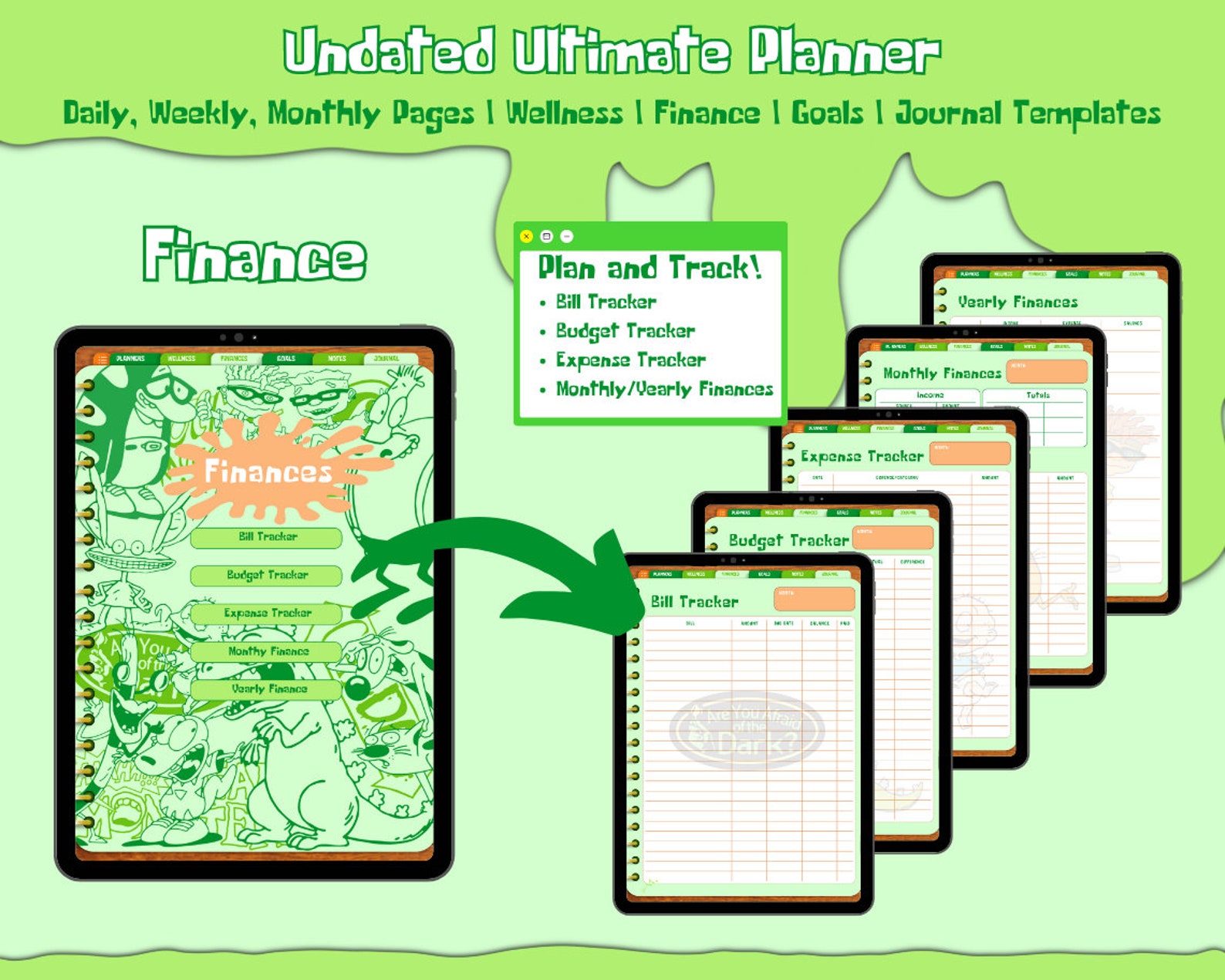 90s Nick Ultimate Planner| Digital Planner| Goodnotes Planner | iPad ...