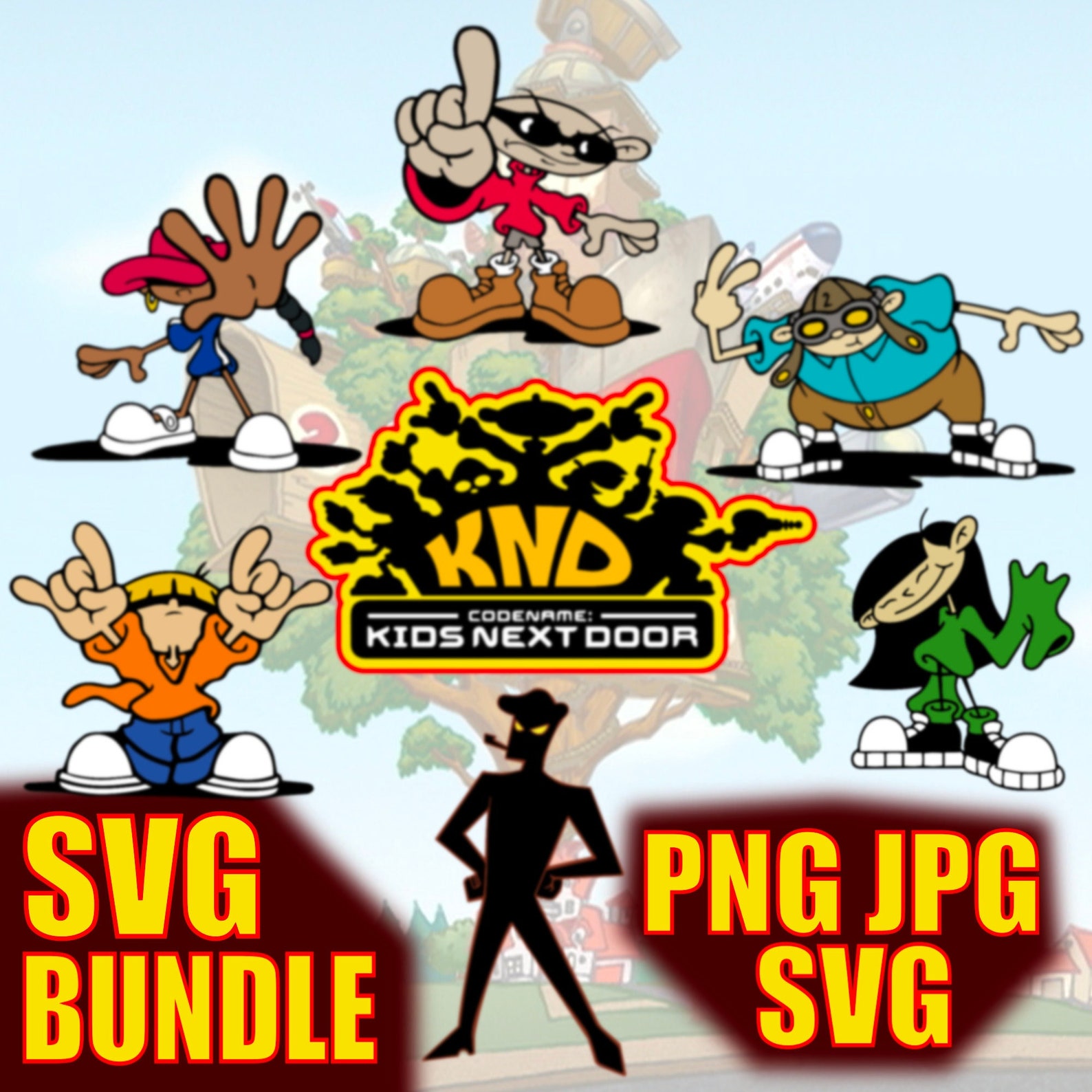 Kids Next Door SVG Bundle - Etsy