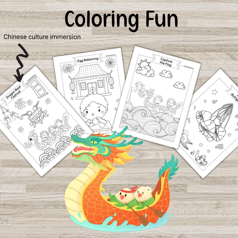 Chinese Dragon Boat Festival Crafts and Activities Pack, Lunar New Year ...