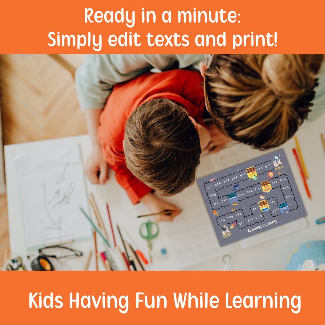 Blank Board Game Template, Editable Game Board Template for Kids, Make ...