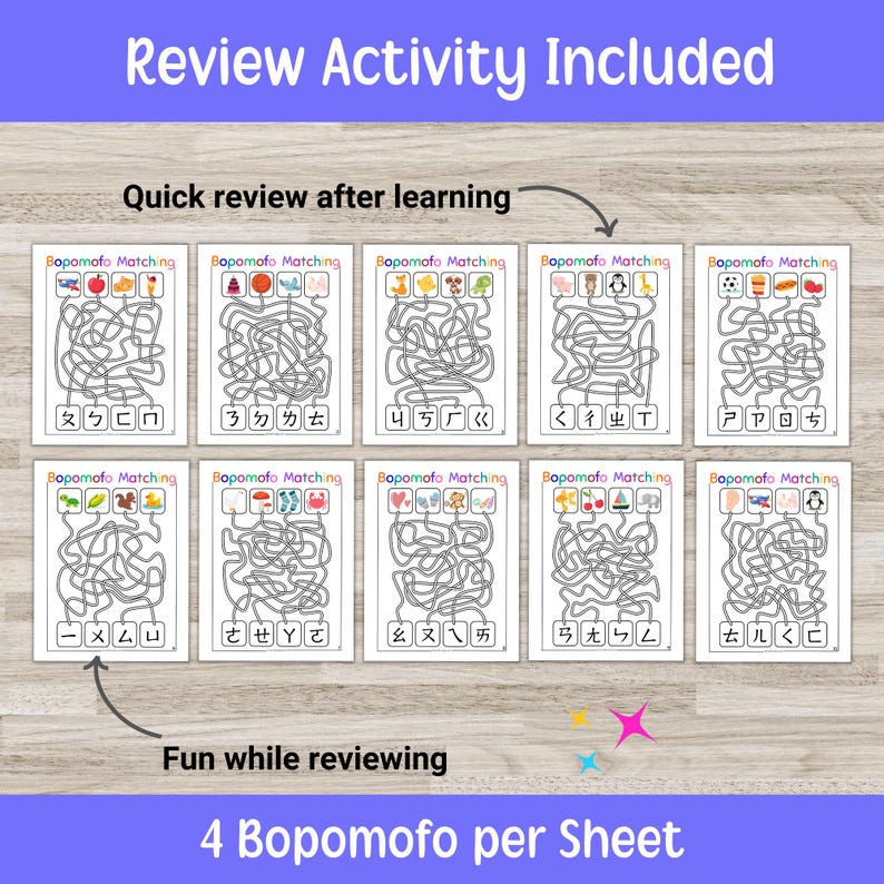 Bopomofo Flashcard L Zhuyin Flash Card With Stroke Order L注音符號 ㄅㄆㄇ ㄈ L ...