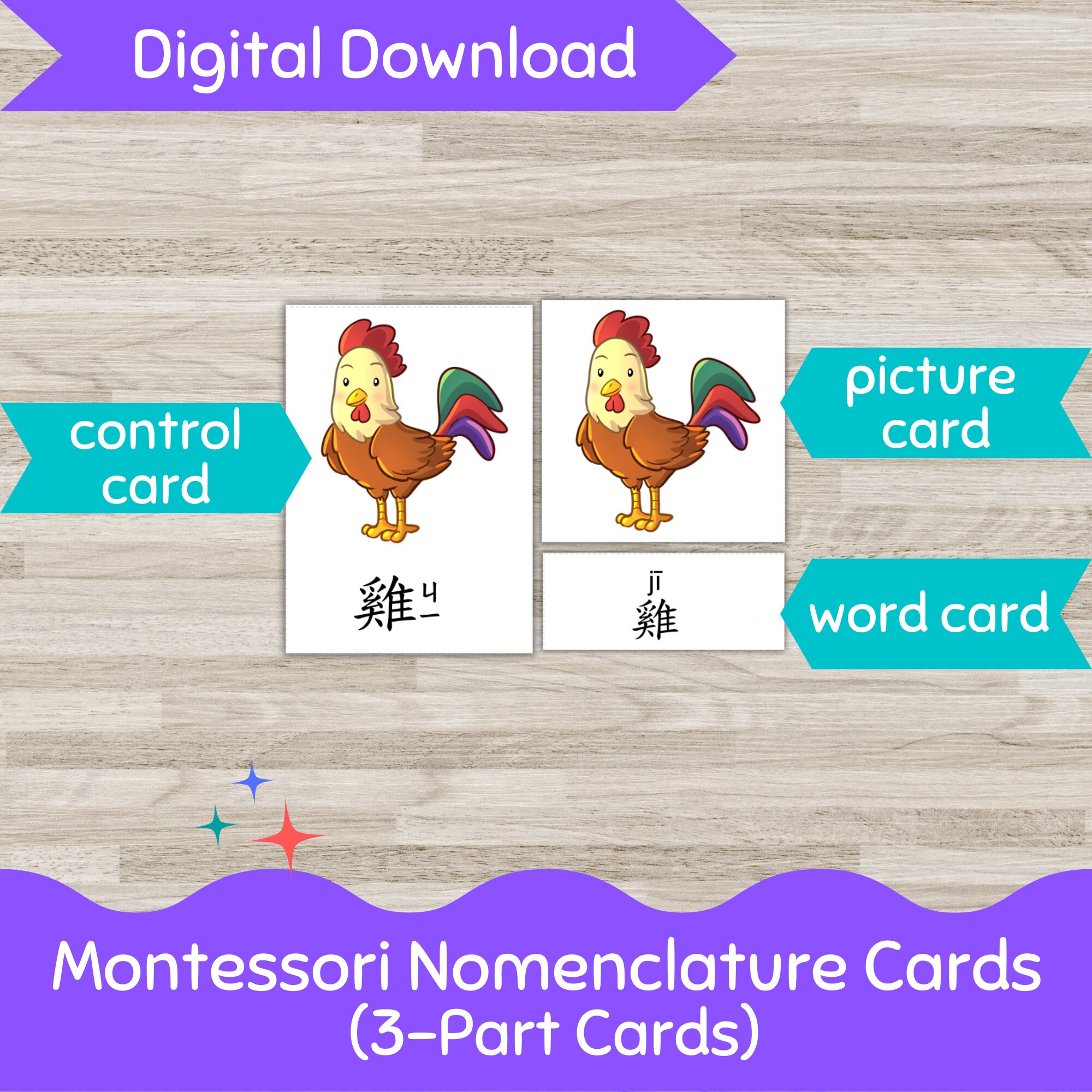 Chinese Zodiac Flashcards, Chinese New Year, Bopomofo Pinyin Chinese ...