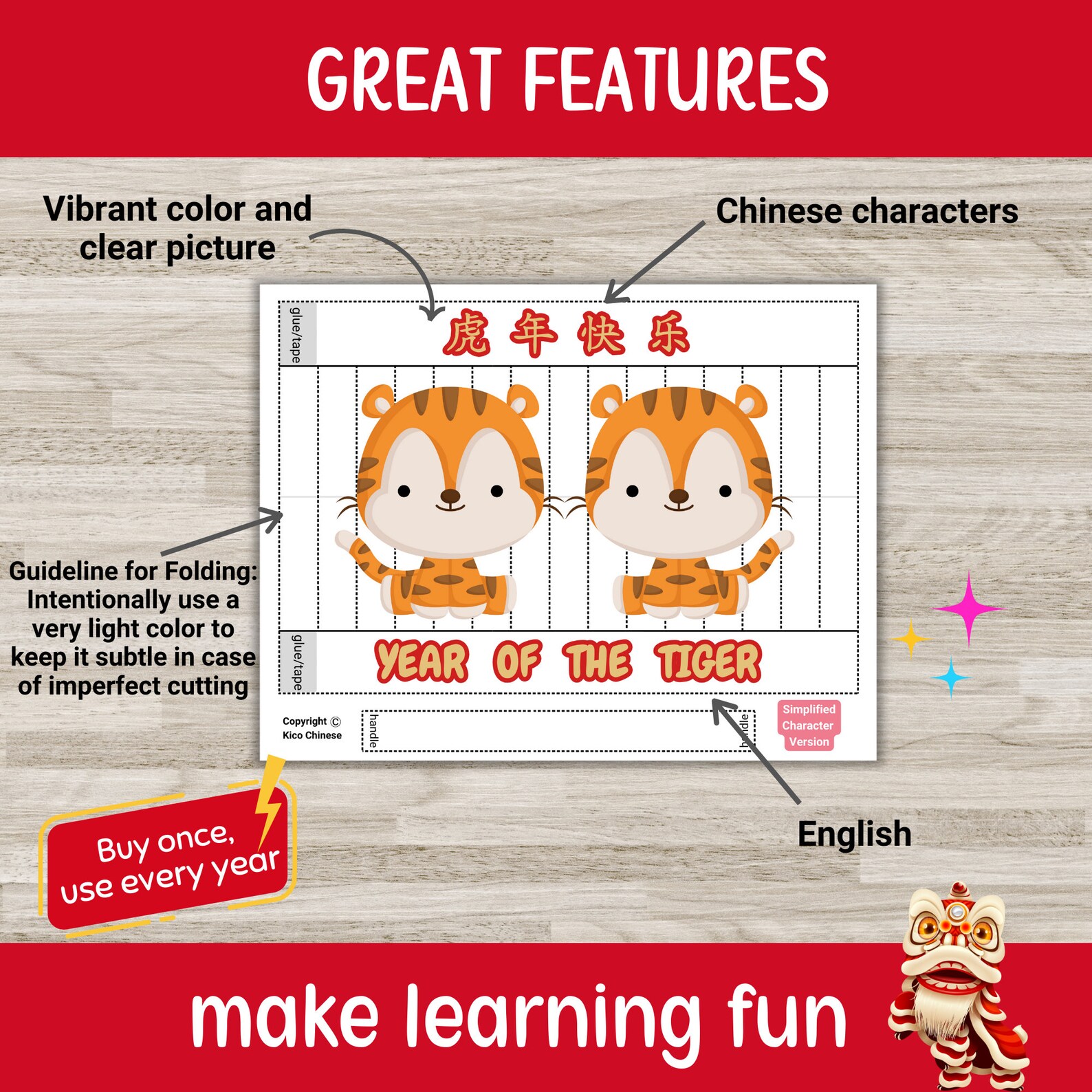 Chinese New Year Paper Lantern Crafts, Chinese New Year Crafts, Lunar ...