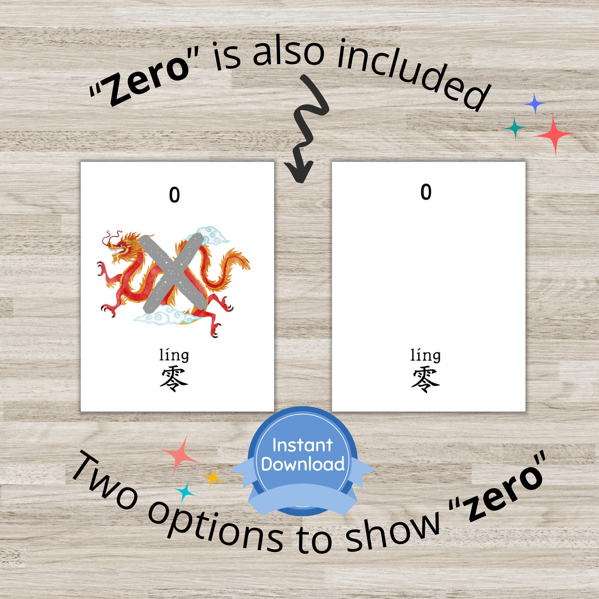 Chinese Numbers Pinyin Flashcards, Chinese Flashcards, Bilingual ...