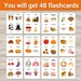 Thanksgiving Flash Card, Thanksgiving Vocabulary Flashcard ...