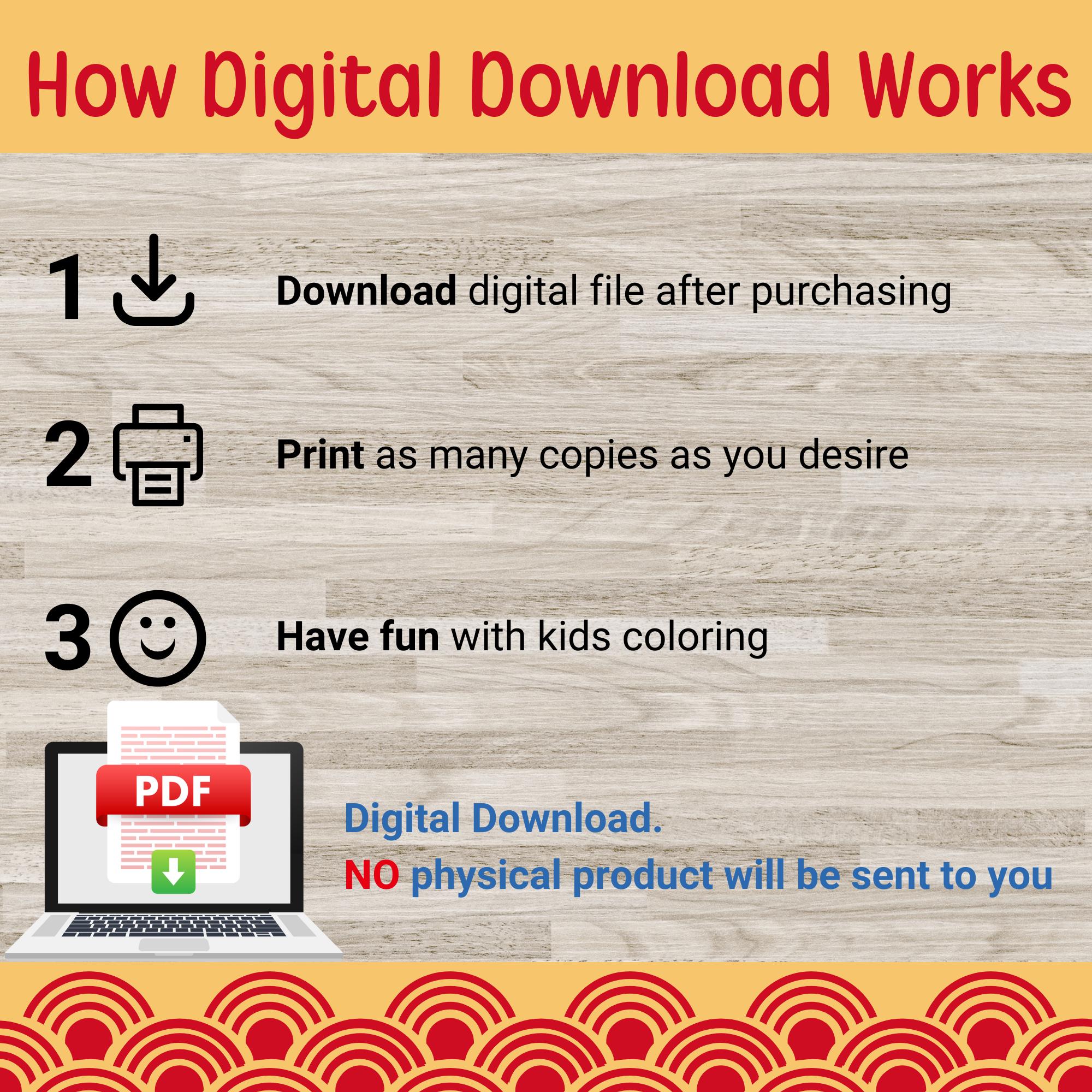 Chinese Zodiac Coloring Pages, Chinese New Year Kids Activity Book ...
