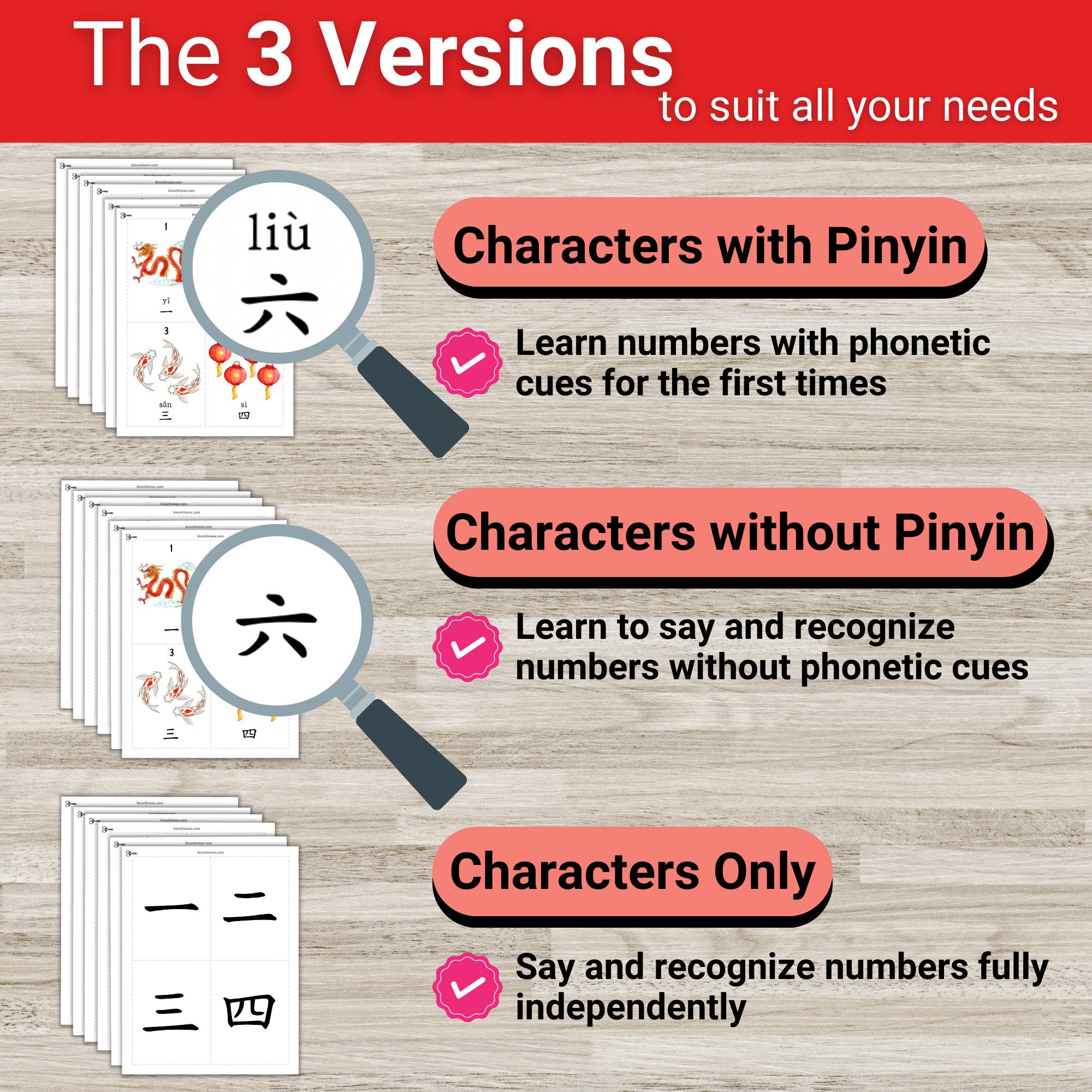 Chinese Numbers Pinyin Flashcards, Chinese Flashcards, Bilingual ...