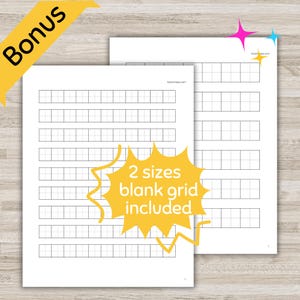 New HSK 1 Character Writing Sheets, Tian Zi Ge, Mi Zi Ge, HSK ...