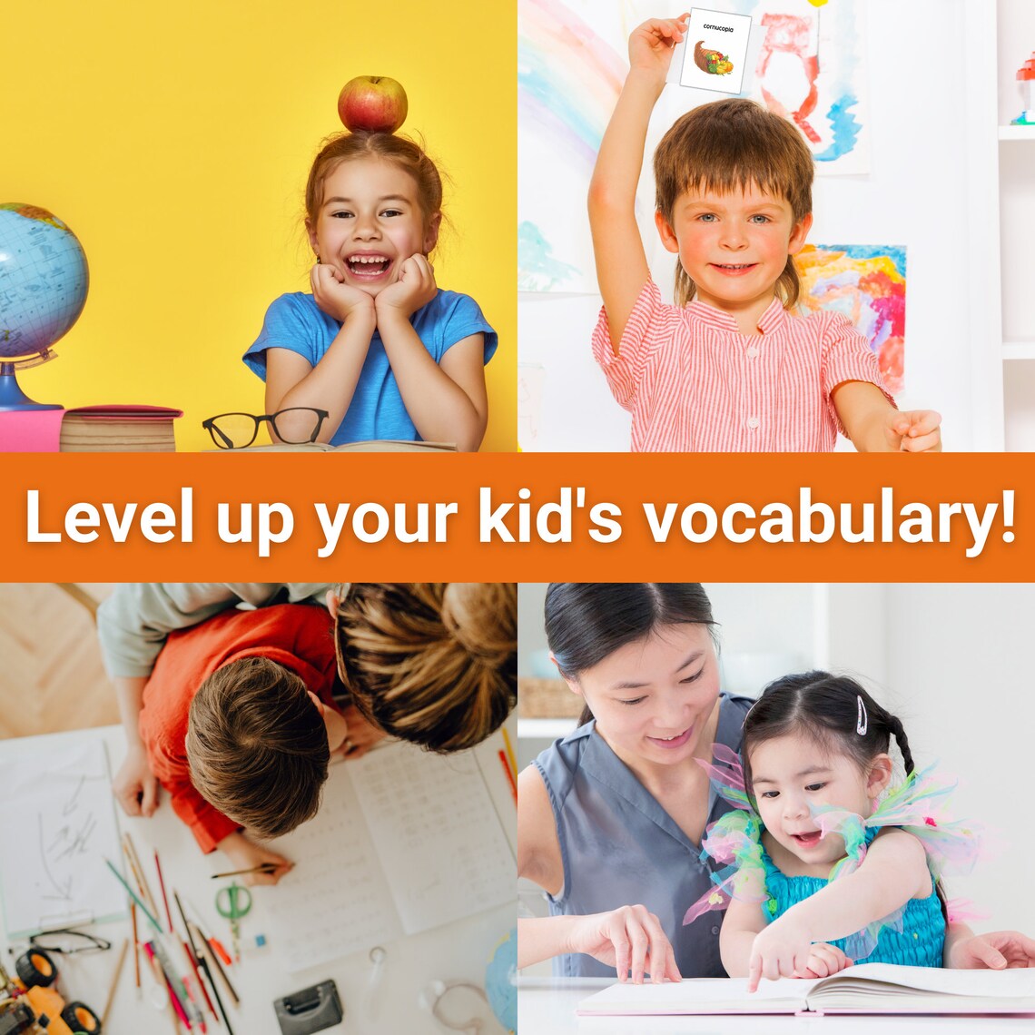 Thanksgiving Flash Card, Thanksgiving Vocabulary Flashcard ...