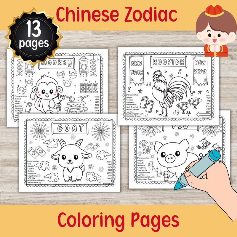 Chinese Kids Learning Worksheets - Etsy