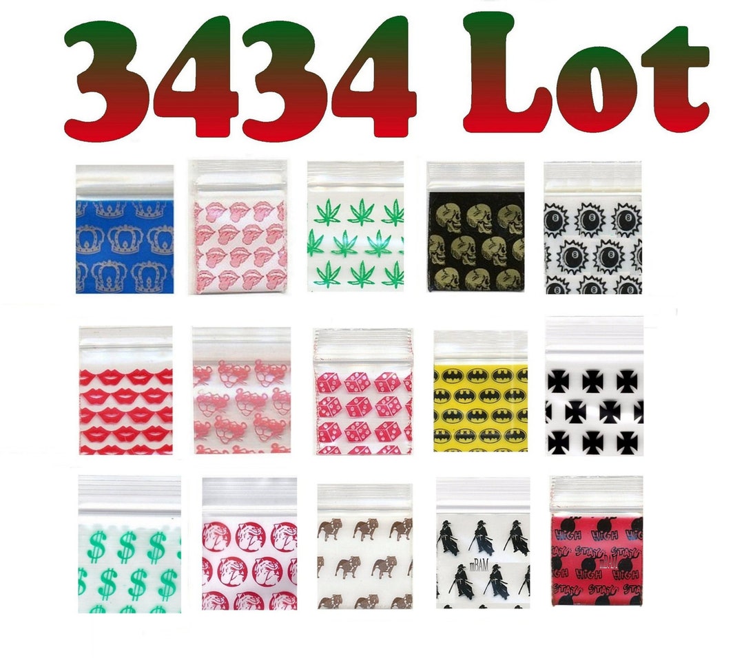 3434 LOTS OF APPLE Zip Poly Baggies Size .75x.75 Skulls Pink - Etsy