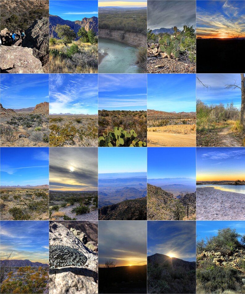 Texas Collage Kit Texas Wall Art Wall Collage Digital - Etsy