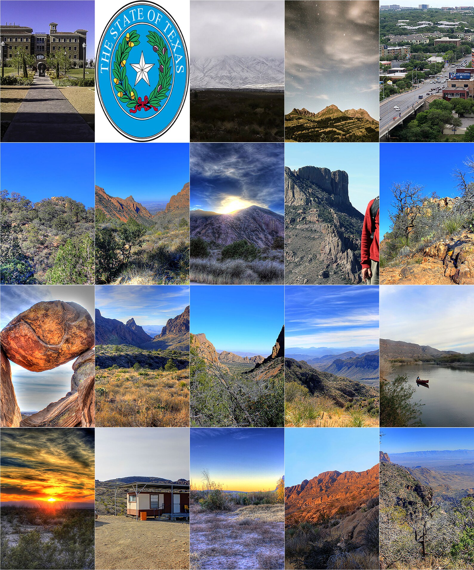 Texas Collage Kit Texas Wall Art Wall Collage Digital - Etsy