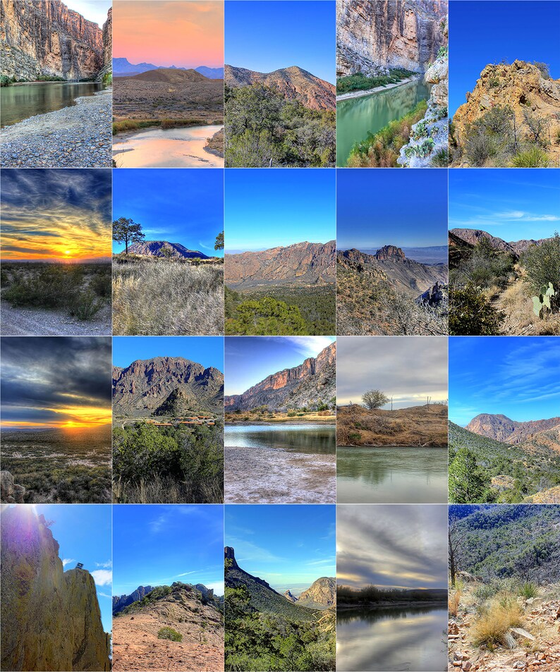 Texas Collage Kit Texas Wall Art Wall Collage Digital - Etsy