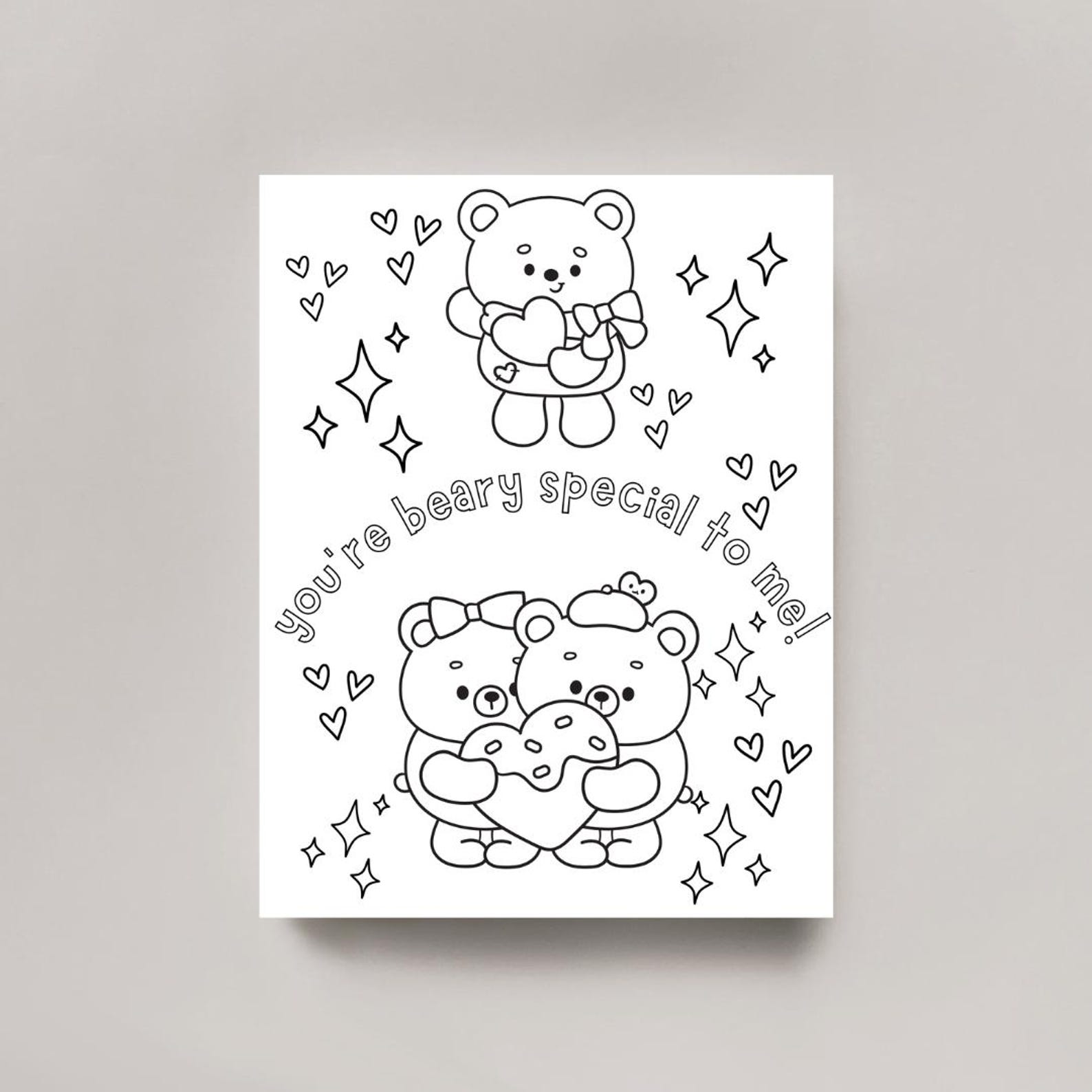 Valentines Day Coloring Sheets, Beginner Coloring Page, Easy Coloring ...
