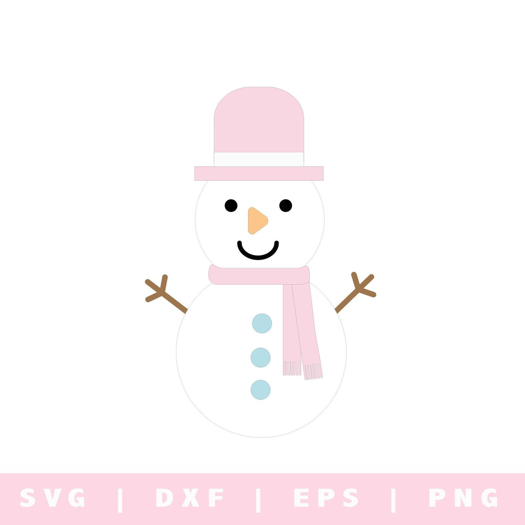 Snowman SVG - Christmas Snowman SVG - Snowman Ornament SVG - Snowman ...