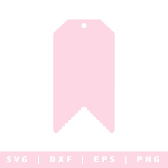 Scalloped Flag Tag SVG Gift Tags Gift Tag SVG Gift Tag - Etsy