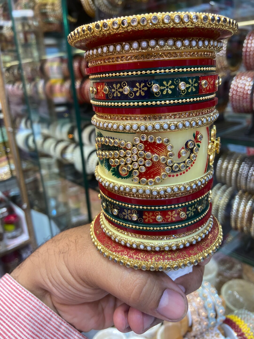 Peacock Style Chuda for Her Rajputi Style Chuda Lagan Chuda Suhag Chuda ...