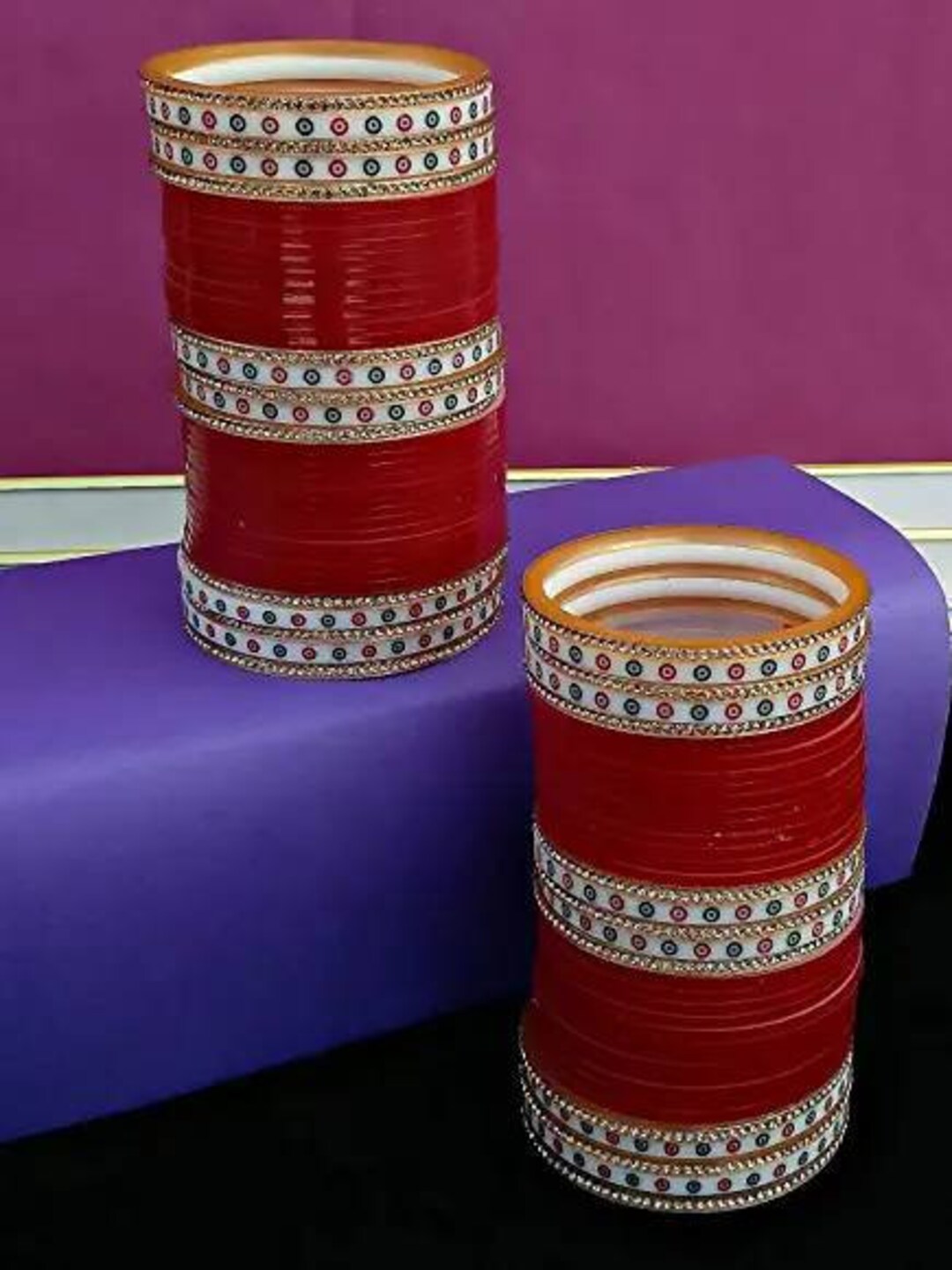 Traditional Panjabi Chuda Panjabi Patti Chura Traditional Red - Etsy UK