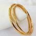 Latest One Gram Gold Plated Set of 4 Plain Bangles Traditional Bangles ...