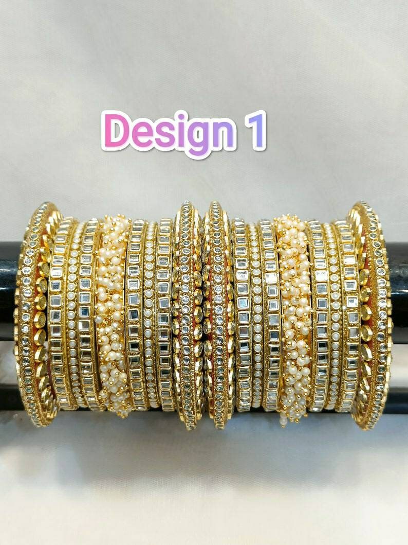 Wedding Chura Rajwada Wedding Chura Rajwadi Kundan Chura Chuda Dulhan Chuda Dulhan Bangles Set ...