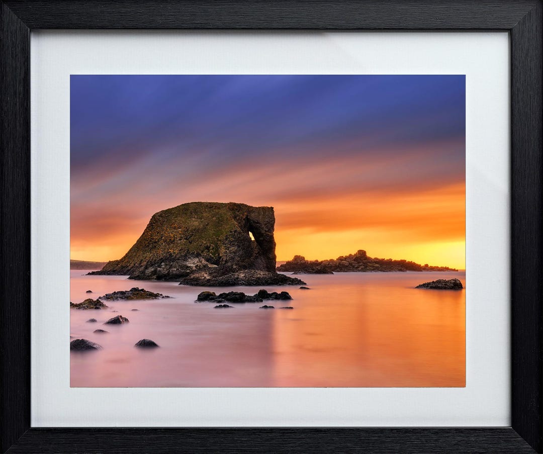 Elephant Rock Sunset Ballycastle Ireland Landscape Photography 10x8 ...
