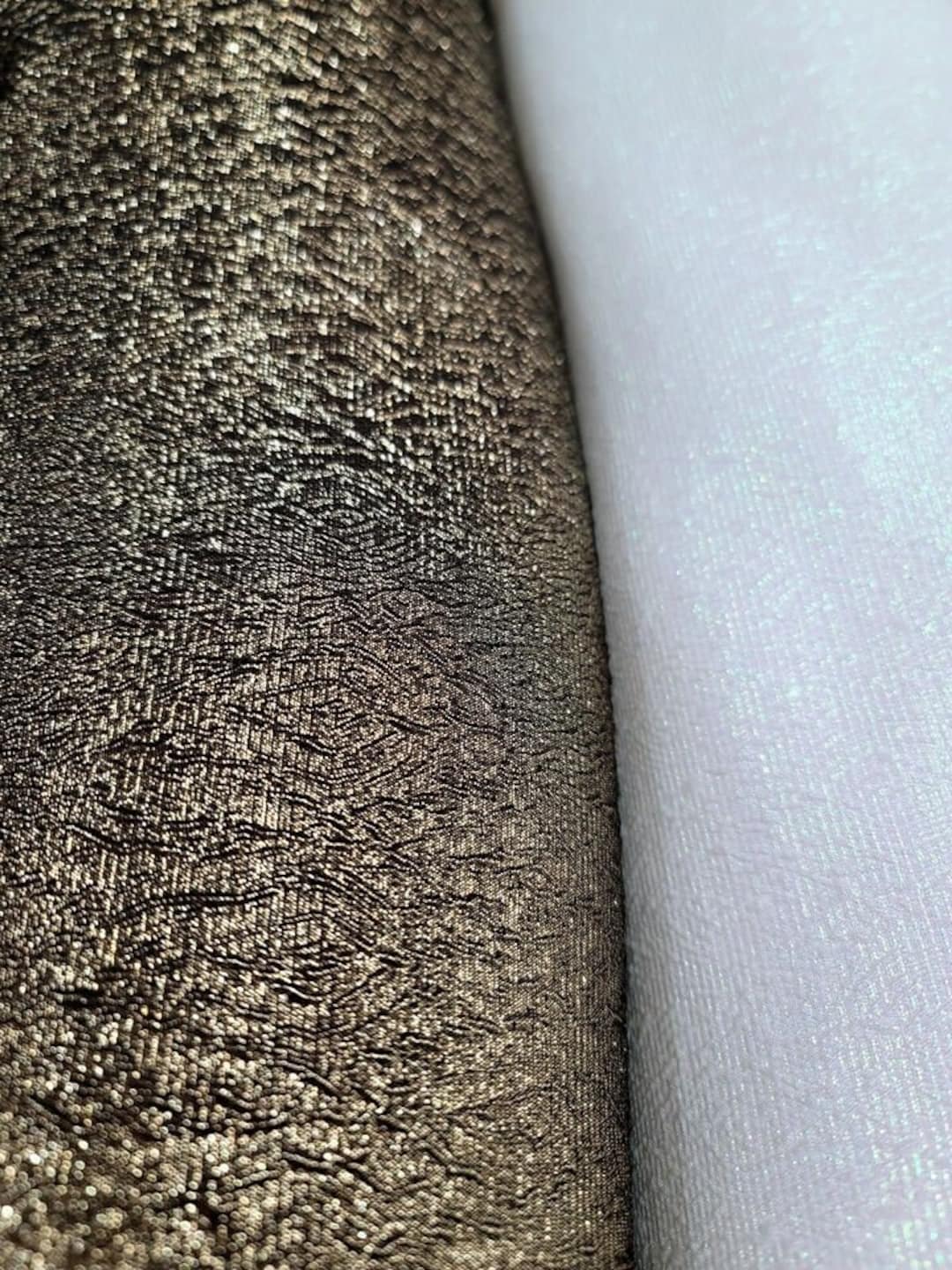 Gold Metallic Puffed Jacquard Brocade Fabric~no Stretch~60" W~by the ...