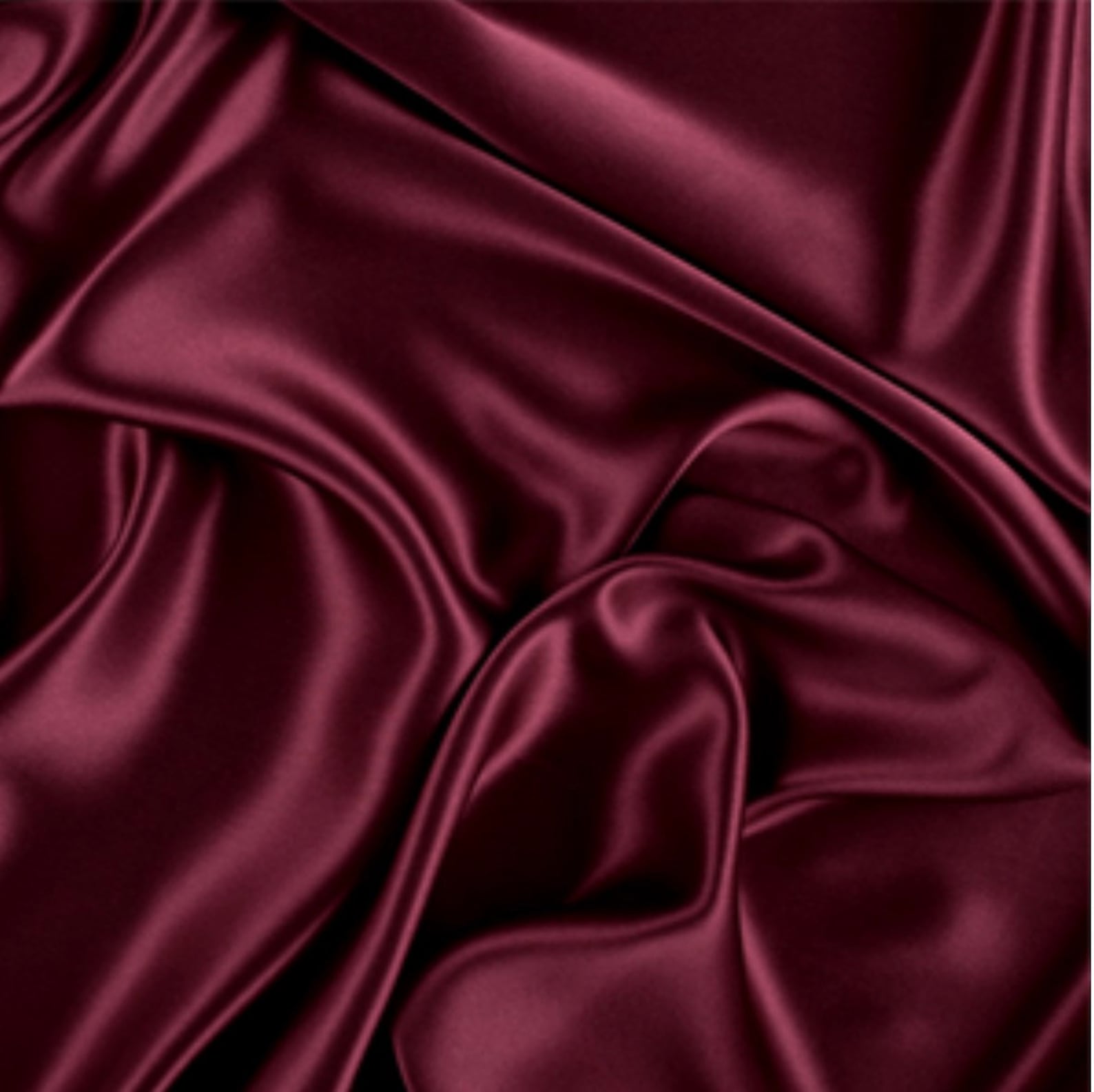 Dark Red Charmeuse Satin Fabric Dark Red Stretch Satin 58 Wide Silky ...