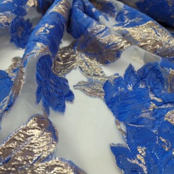 Blue Brocade - Etsy