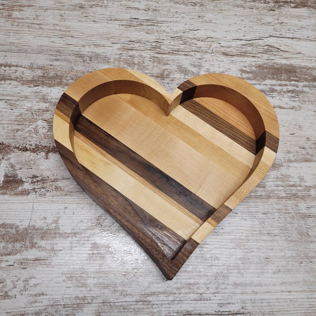 Heart Shaped Catch All Tray Food Safe Dish - Etsy